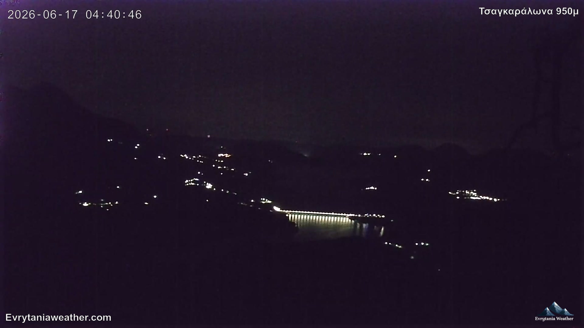 Webcam Fidakia- Kremasta Lake - Tsagaralona Viewpoint 950m - Online livecam